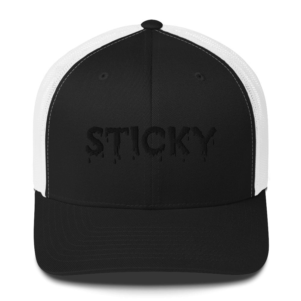 Black Slime Sticky Trucker Hat – Blackreign's Bin