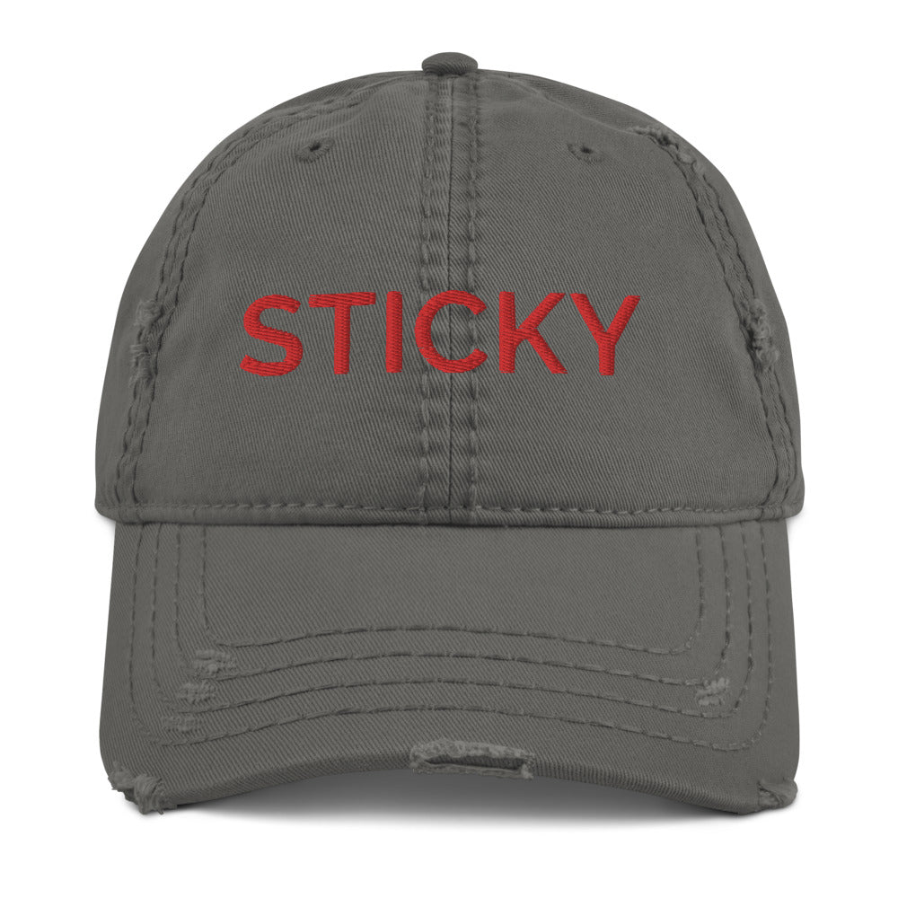 Red Basic Sticky Dad Hat – Blackreign's Bin