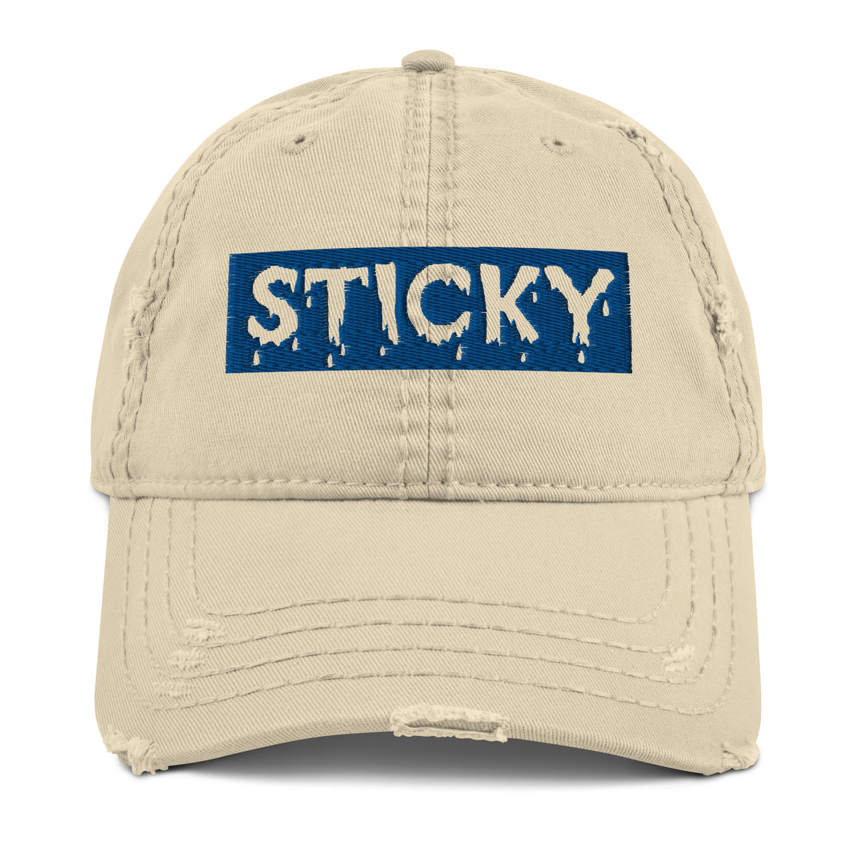 Blue Block Slime Sticky Dad Hat – Blackreign's Bin